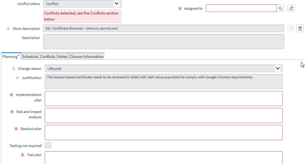 Cancel Change request - ServiceNow Community
